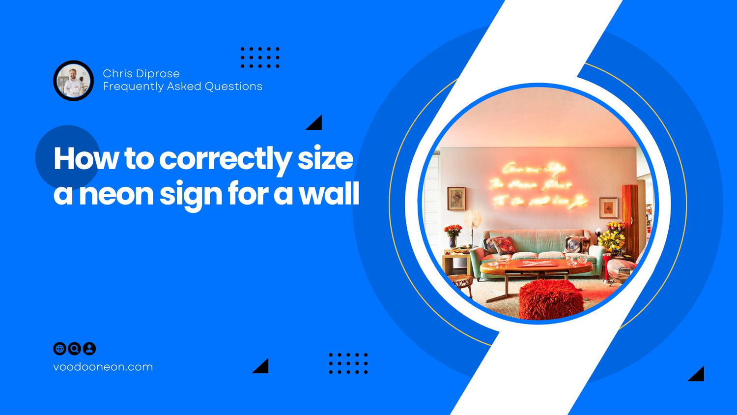 Neon Sign Size - Correctly Size a Neon Sign for a Wall - Voodoo Neon