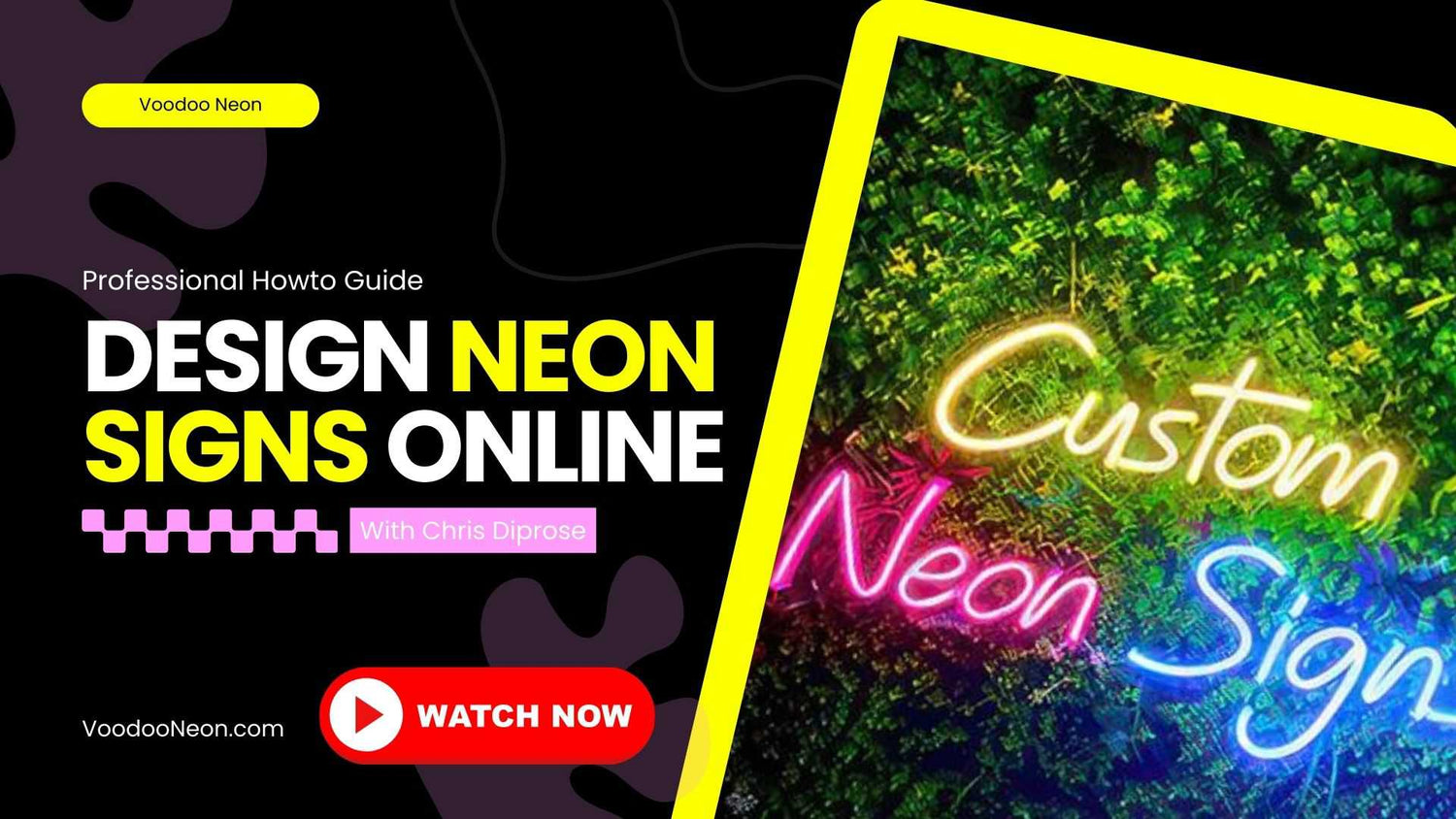 Custom Neon Sign Maker - Design Online + Video Guide - Voodoo Neon