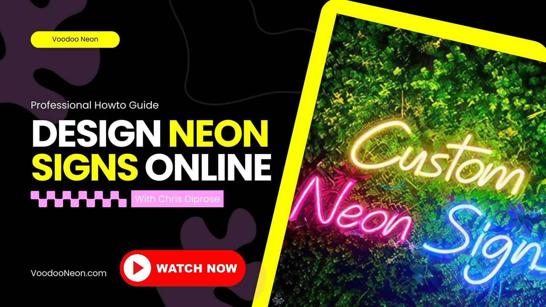 Custom Neon Sign Maker - Design Online + Video Guide - Voodoo Neon