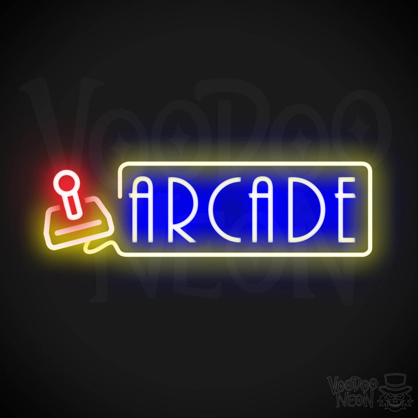 Arcade Neon Sign | Neon Arcade Sign | Neon Wall Art | VOODOO NEON®