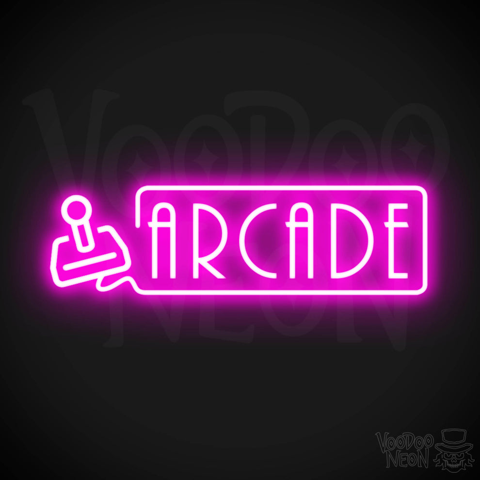 Arcade Neon Sign | Neon Arcade Sign | Neon Wall Art – Voodoo Neon