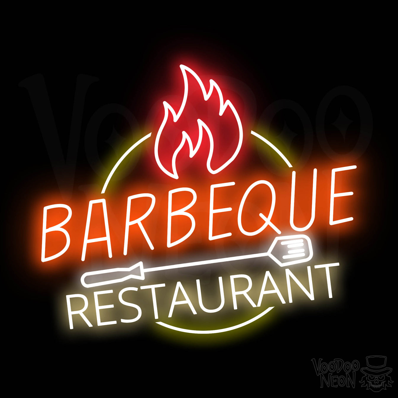 BBQ Restaurant Neon Sign | Neon BBQ Restaurant Sign | VOODOO NEON®