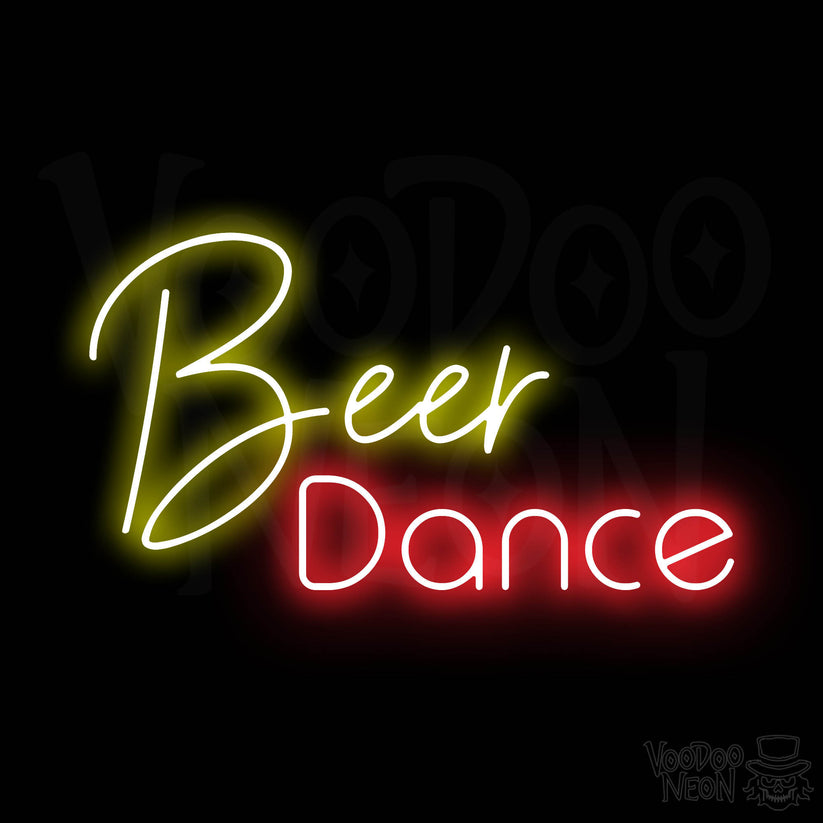 Beer Dance Neon Sign - Bar Sign | VOODOO NEON®