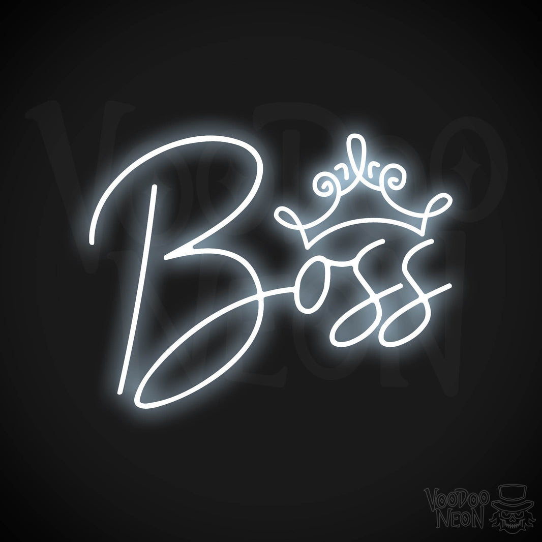 Boss Woman Neon Sign | Neon Boss Woman Sign | VOODOO NEON®