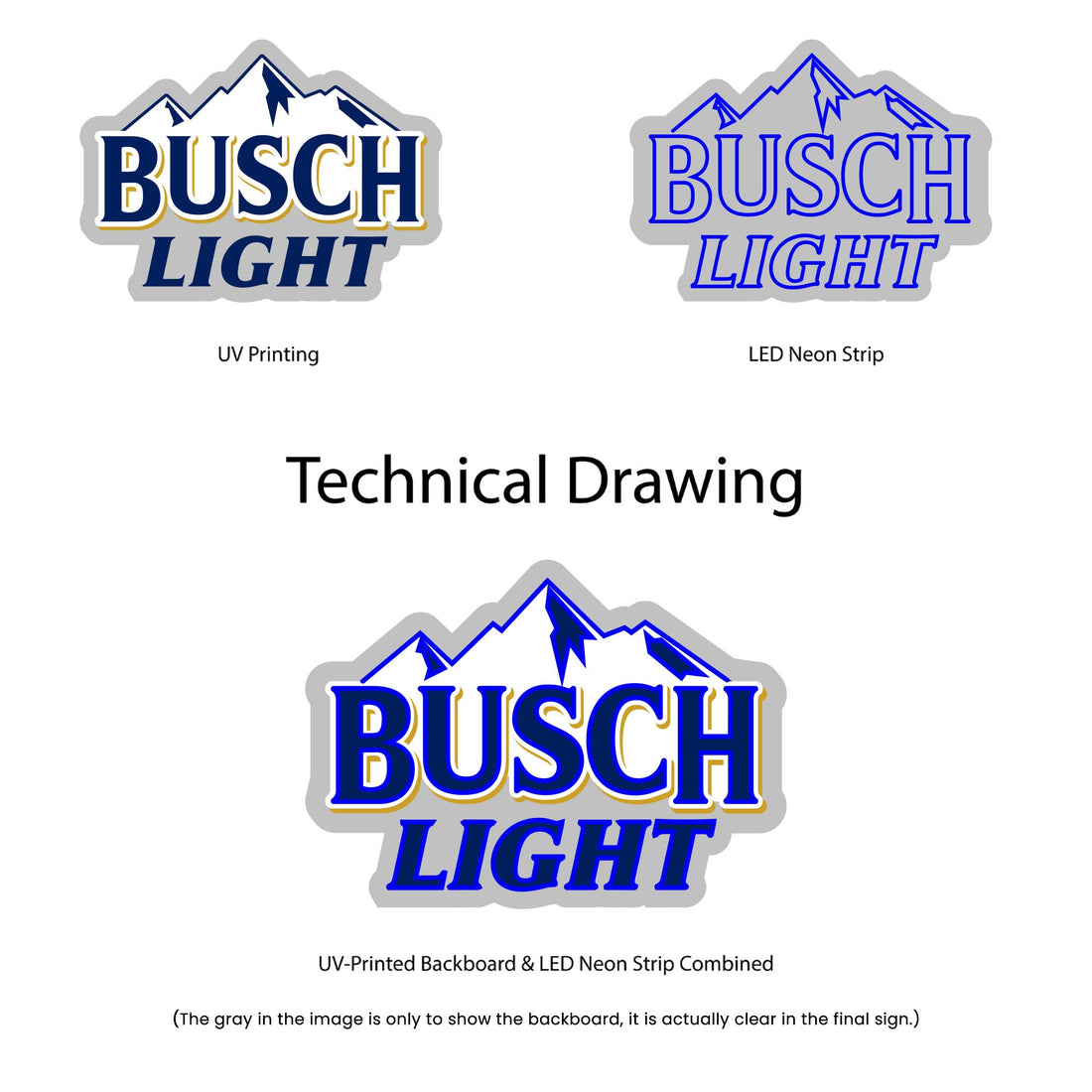 Busch Light Neon Sign - Free Shipping - Voodoo Neon