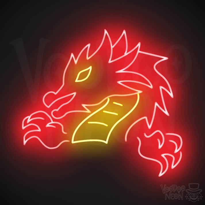 Chinese Dragon Neon Sign - Free Shipping - Voodoo Neon