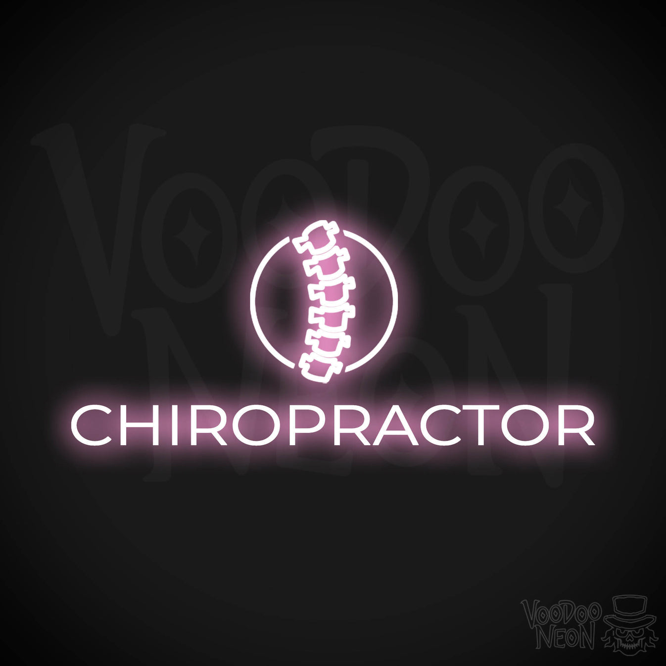 Chiropractor Neon Sign | Neon Chiropractor Sign – Voodoo Neon