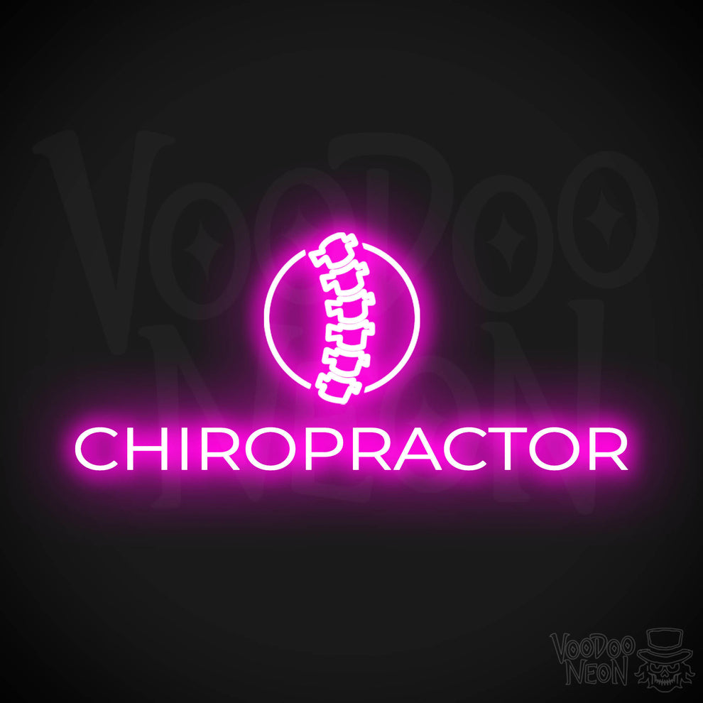 Chiropractor Neon Sign | Neon Chiropractor Sign – Voodoo Neon