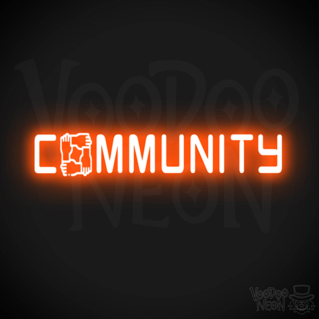 Community Neon Sign | Neon Community Sign | VOODOO NEON®