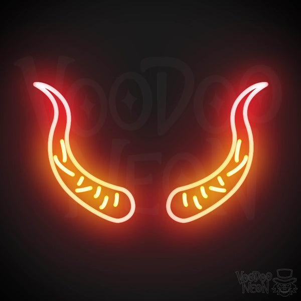Devil Horns Neon Sign | Neon Devil Horns | LED Neon Wall Art – Voodoo Neon