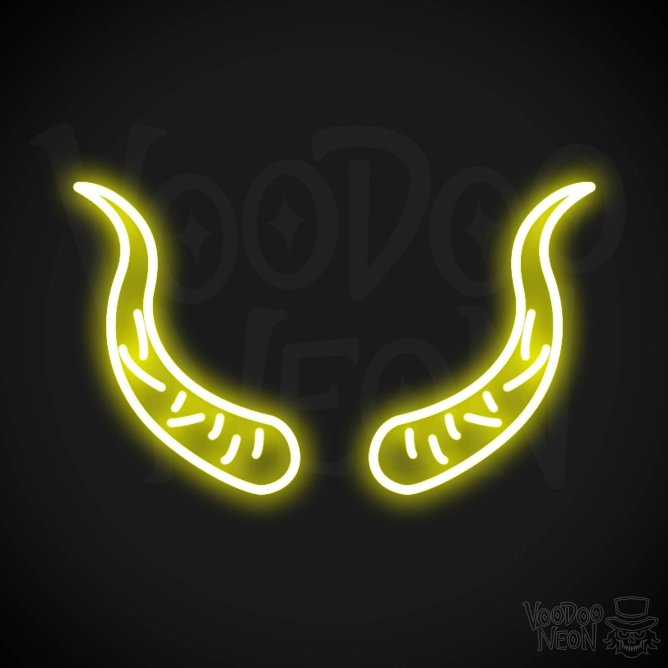 Devil Horns Neon Sign | Neon Devil Horns | LED Neon Wall Art – Voodoo Neon