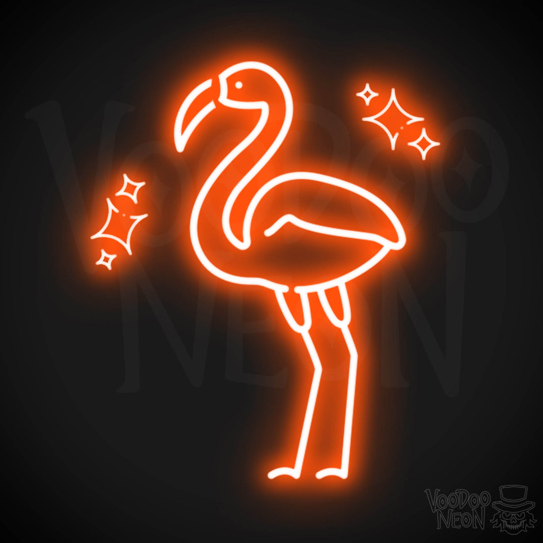 Neon Flamingo Lights | Flamingo Neon Wall Art | VOODOO NEON®