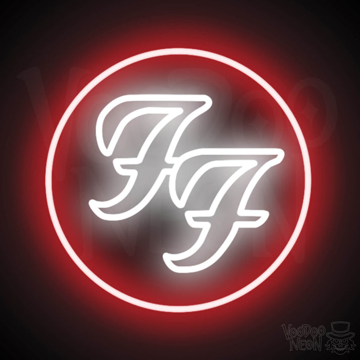 Foo Fighters Neon Sign | Foo Fighters Sign | Neon Foo Fighters Logo ...