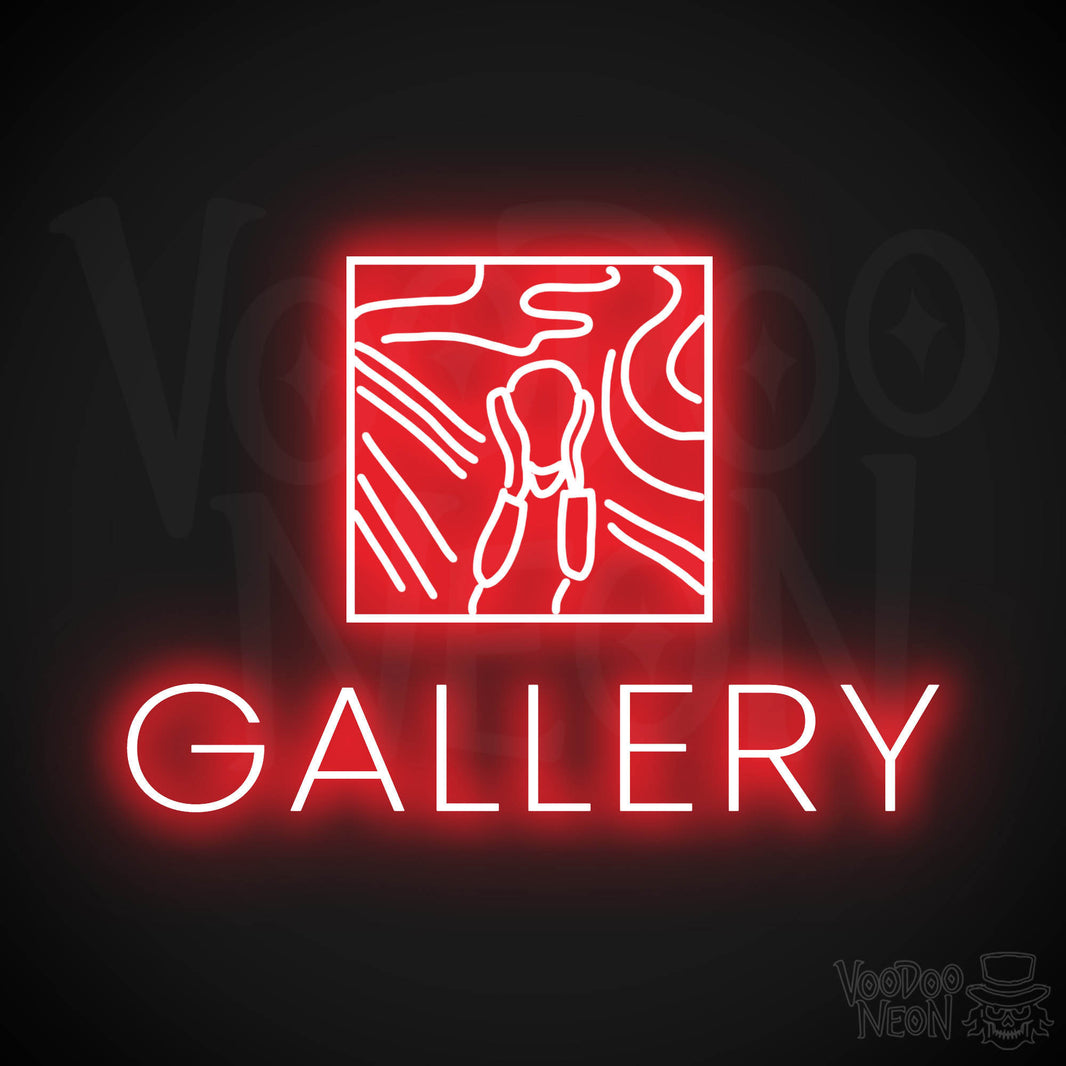 Gallery Neon Sign | Neon Gallery Sign | VOODOO NEON®