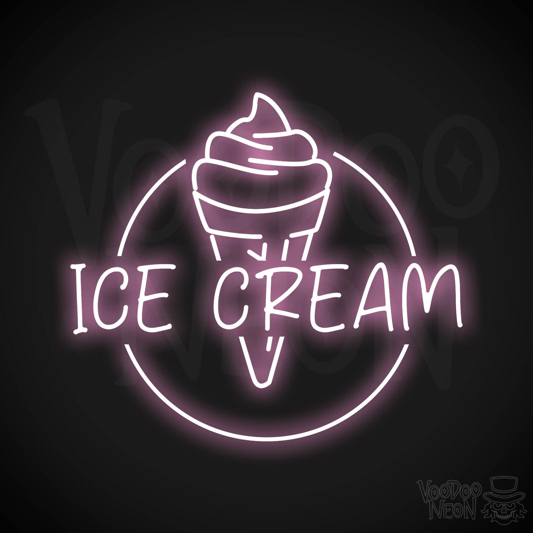 Ice Cream Shop Neon Sign - Voodoo Neon