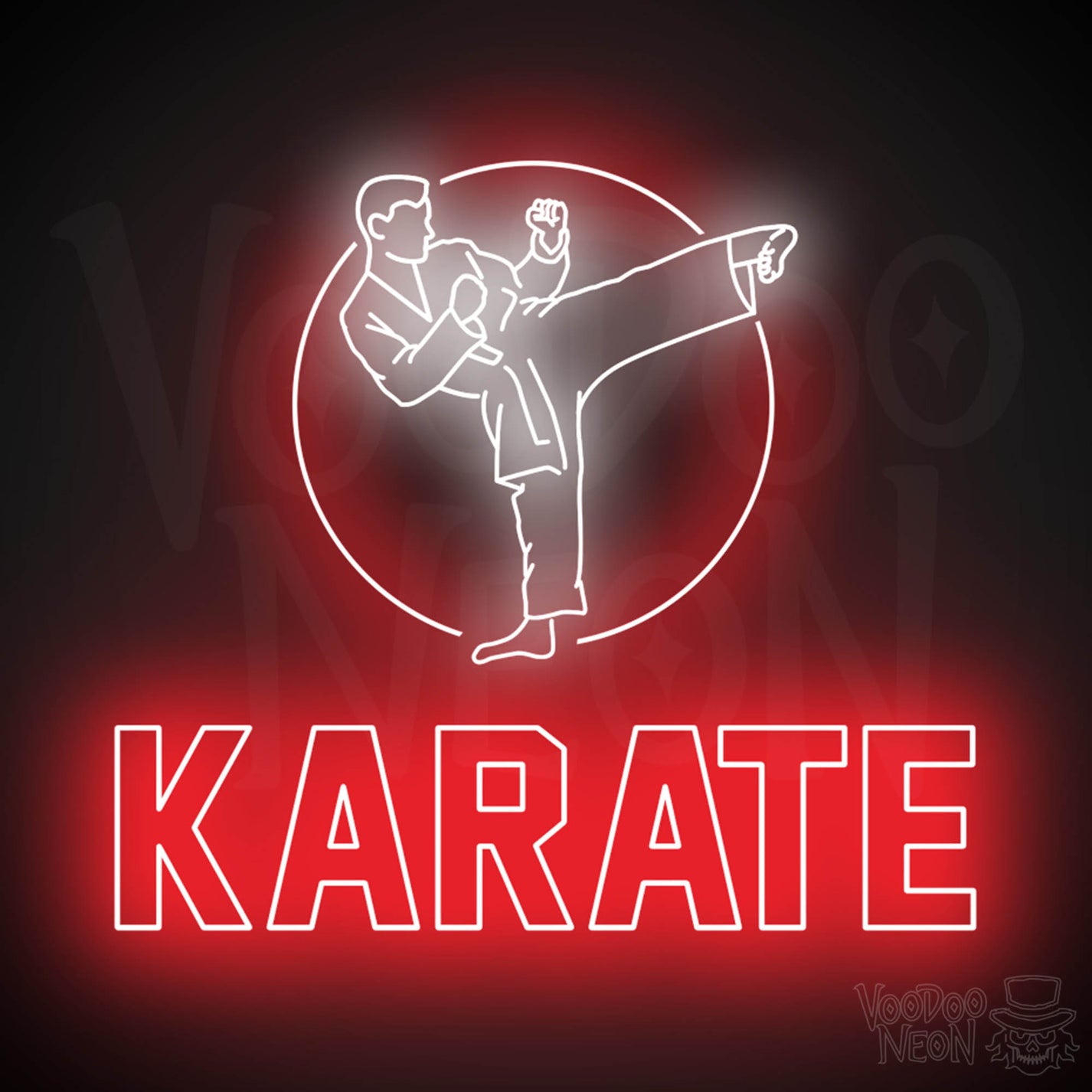 Karate Dojo Neon Sign | Neon Karate Dojo Sign | VOODOO NEON®