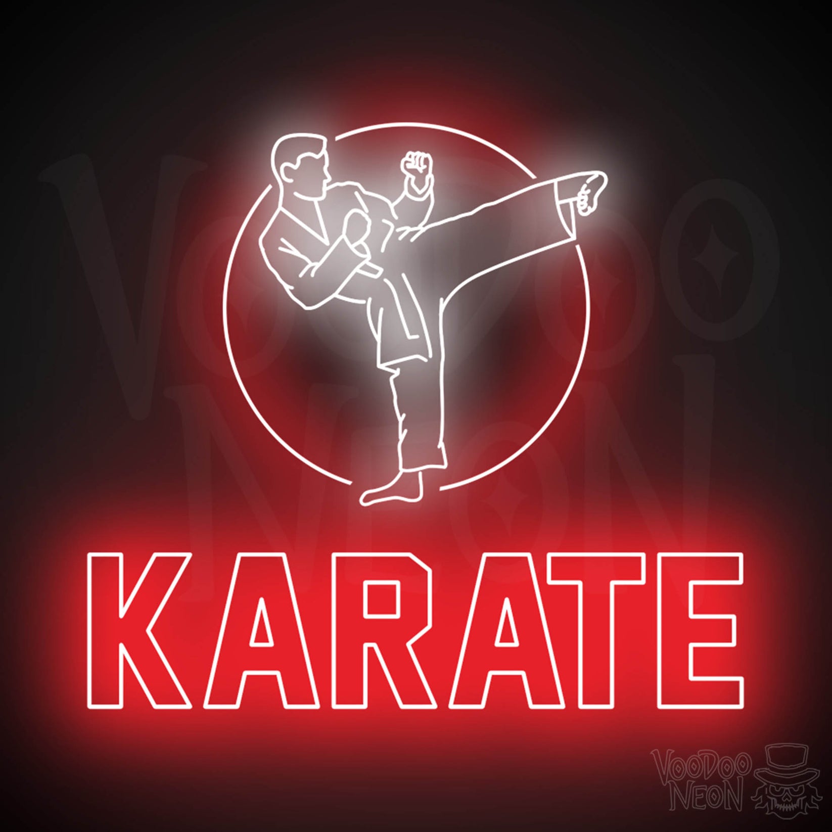 Karate Dojo Neon Sign | Neon Karate Dojo Sign | VOODOO NEON®