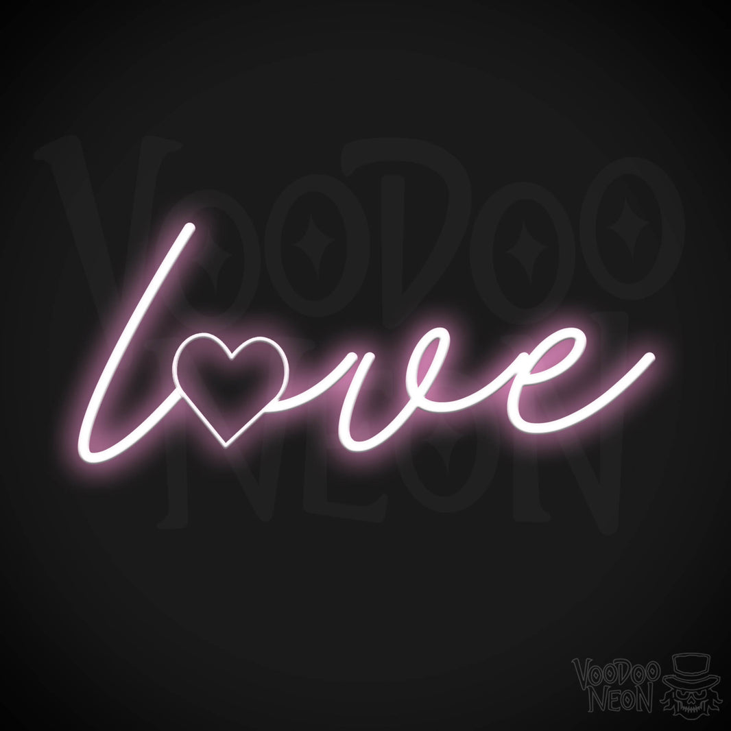 Love Neon Sign - Free Shipping - Voodoo Neon