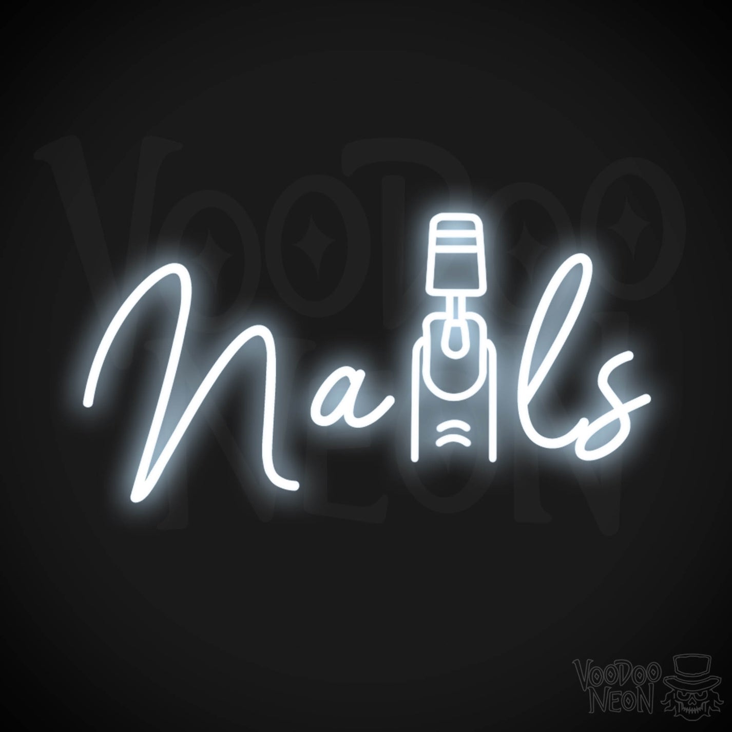 Nails Neon Sign | Nail Salon Sign | Neon Nails Sign | Nail Salon Wall ...