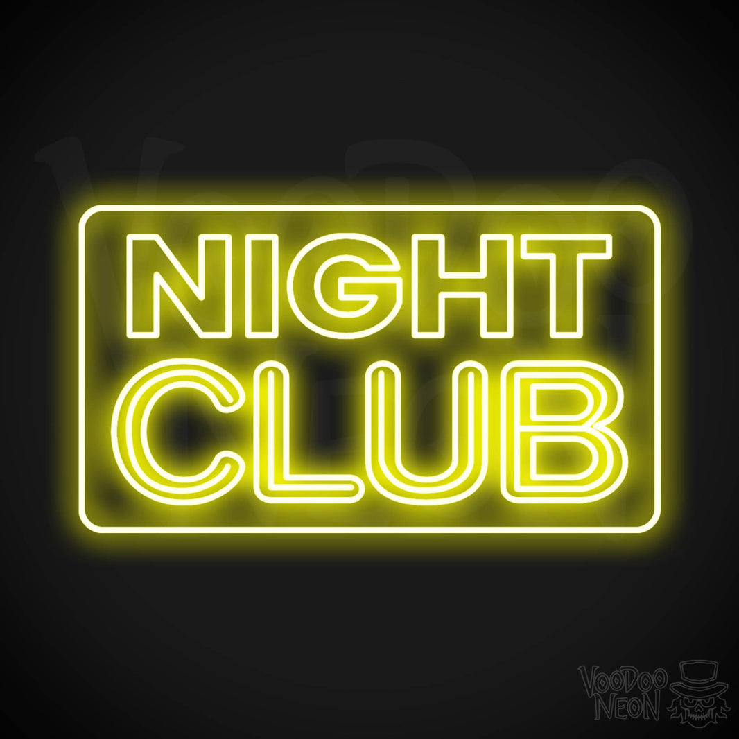 Night Club Neon Sign | Neon Night Club Sign | VOODOO NEON®