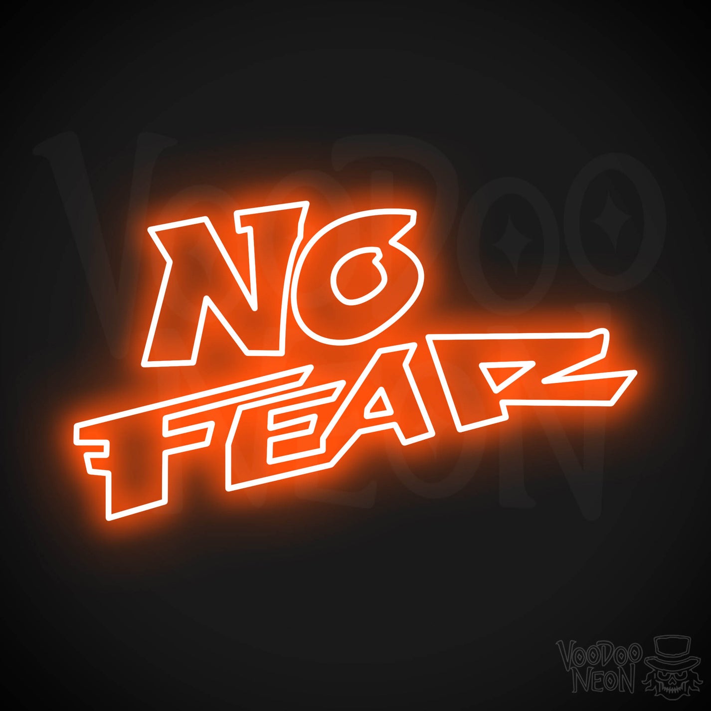No Fear Neon Sign | Neon No Fear Sign – Voodoo Neon