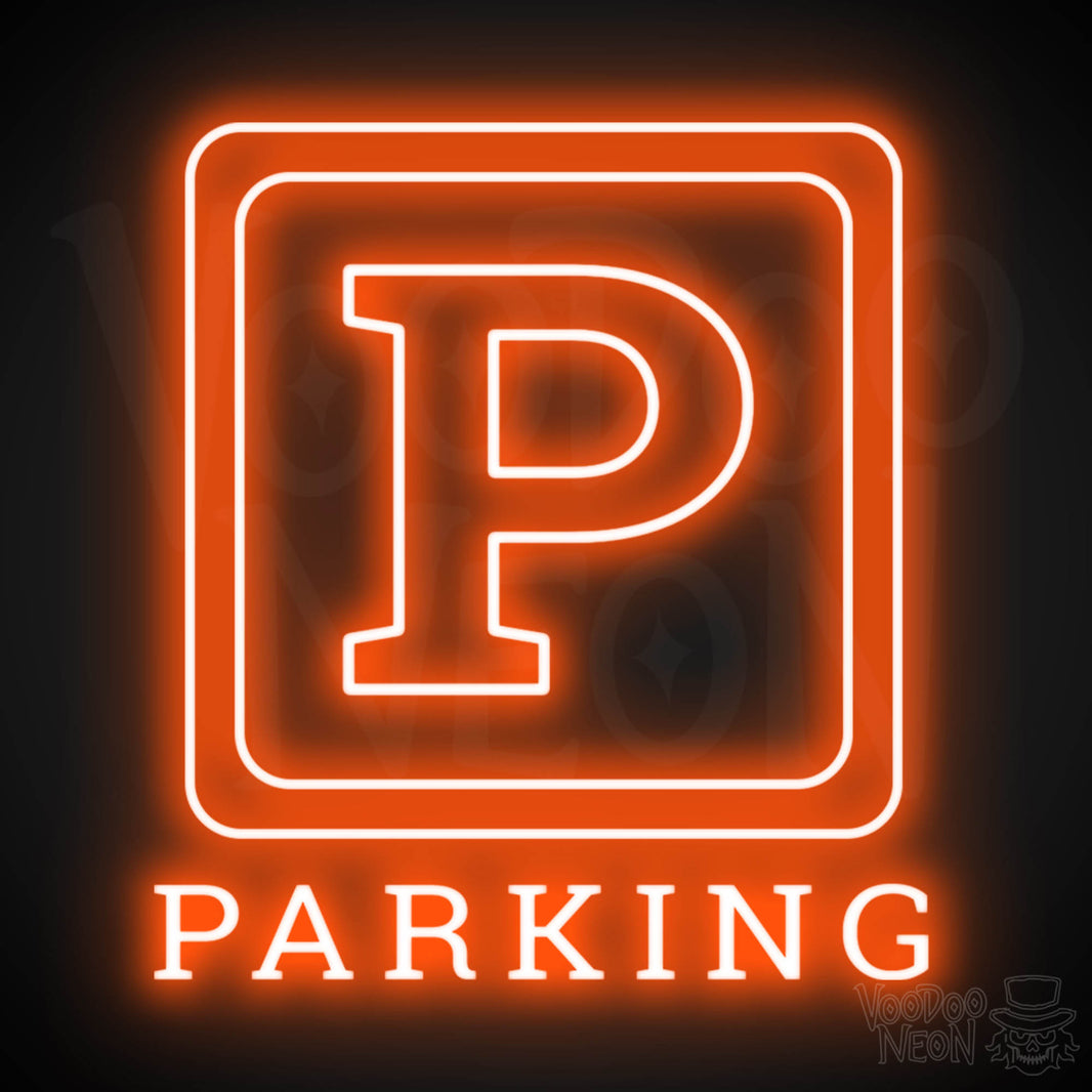 Parking Neon Sign | Neon Parking Sign | VOODOO NEON®