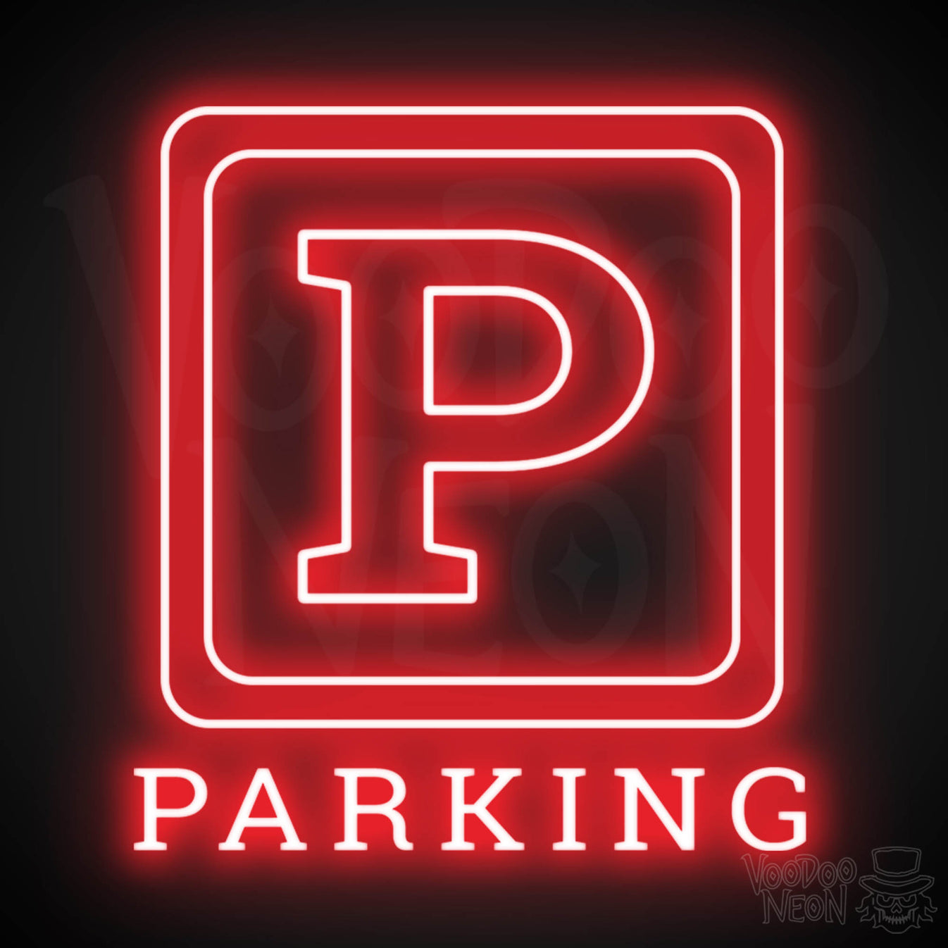 Parking Neon Sign | Neon Parking Sign | VOODOO NEON®