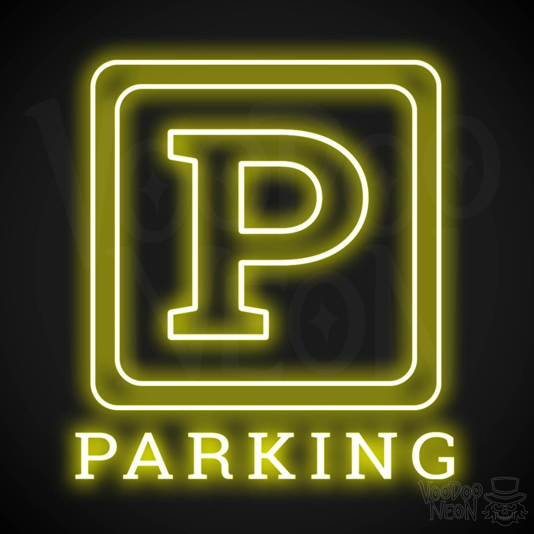 Parking Neon Sign | Neon Parking Sign | VOODOO NEON®