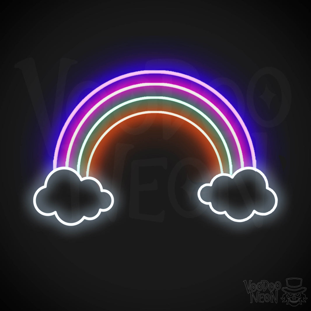 Neon Rainbow Sign | Rainbow Neon Sign | Rainbow LED Wall Art | VOODOO NEON®