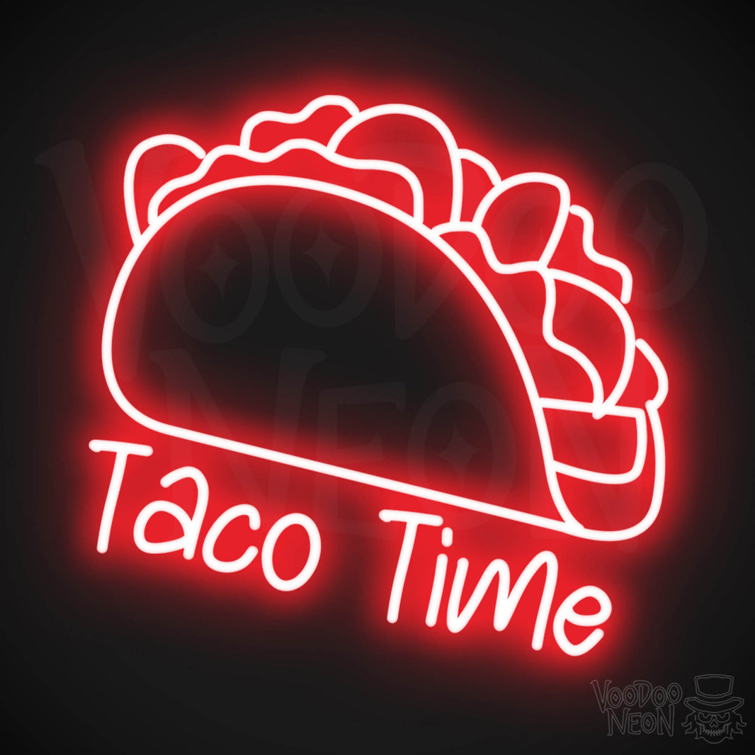 Taco Neon Sign - Vibrant LED Neon Taco Light Sign | VOODOO NEON®