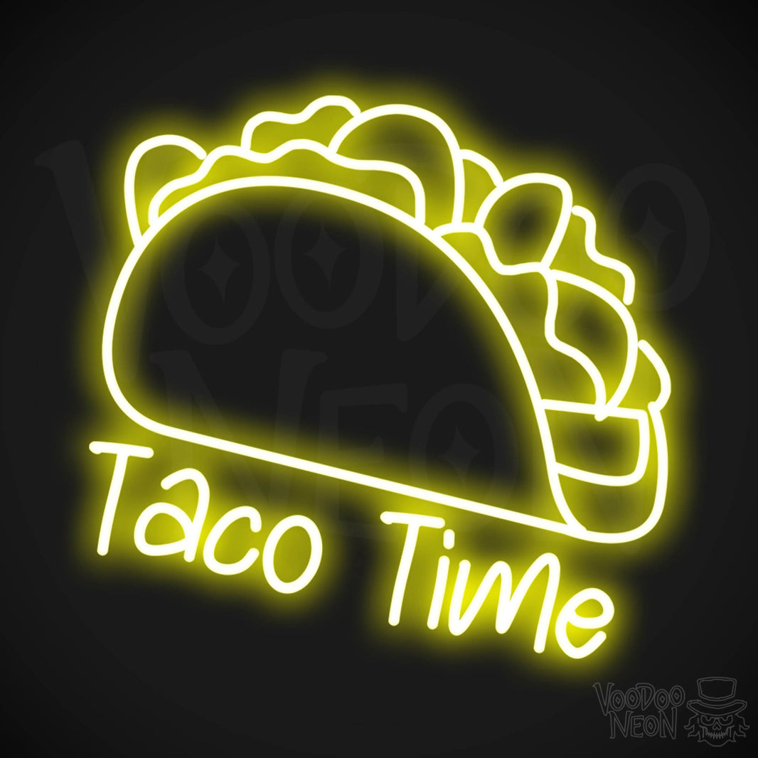 Taco Neon Sign - Vibrant LED Neon Taco Light Sign | VOODOO NEON®