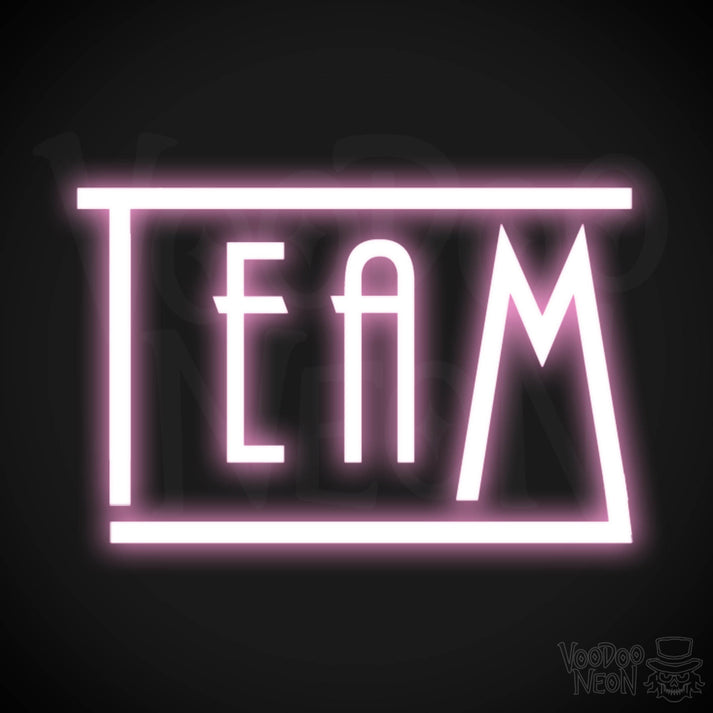 Team Neon Sign | Neon Team Sign – Voodoo Neon