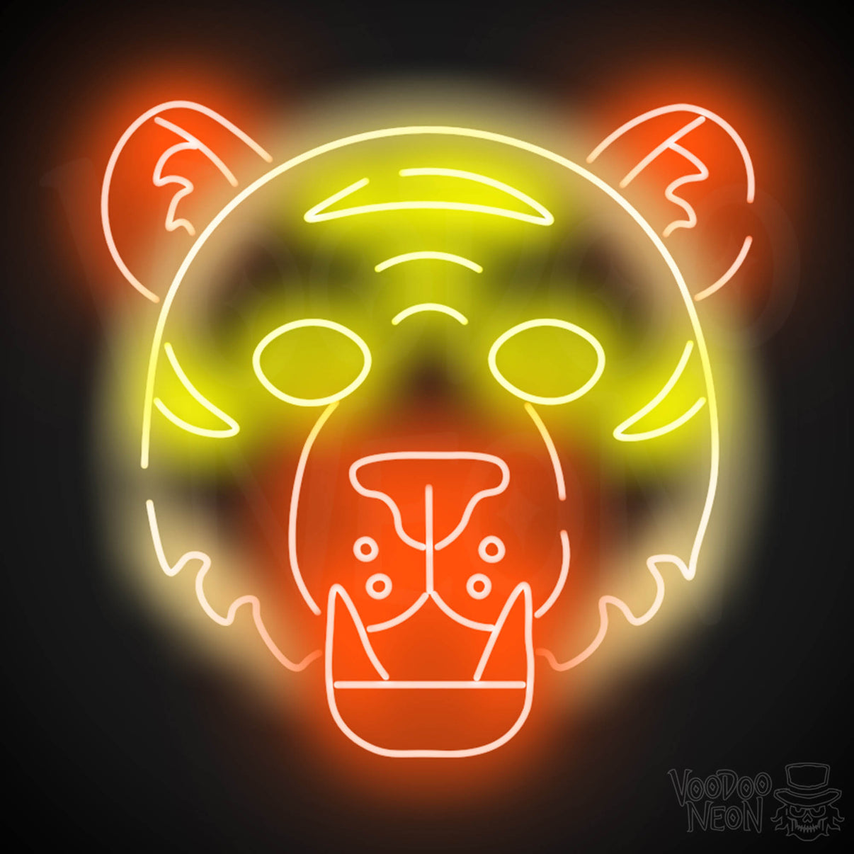 Neon Tiger Wall Art | Neon Tiger Sign | Tiger Neon Sign | LED Sign ...