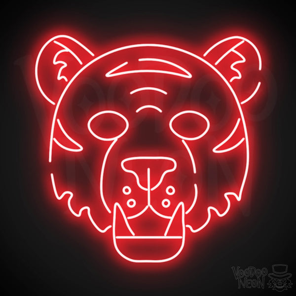 Neon Tiger Wall Art | Neon Tiger Sign | Tiger Neon Sign | LED Sign ...