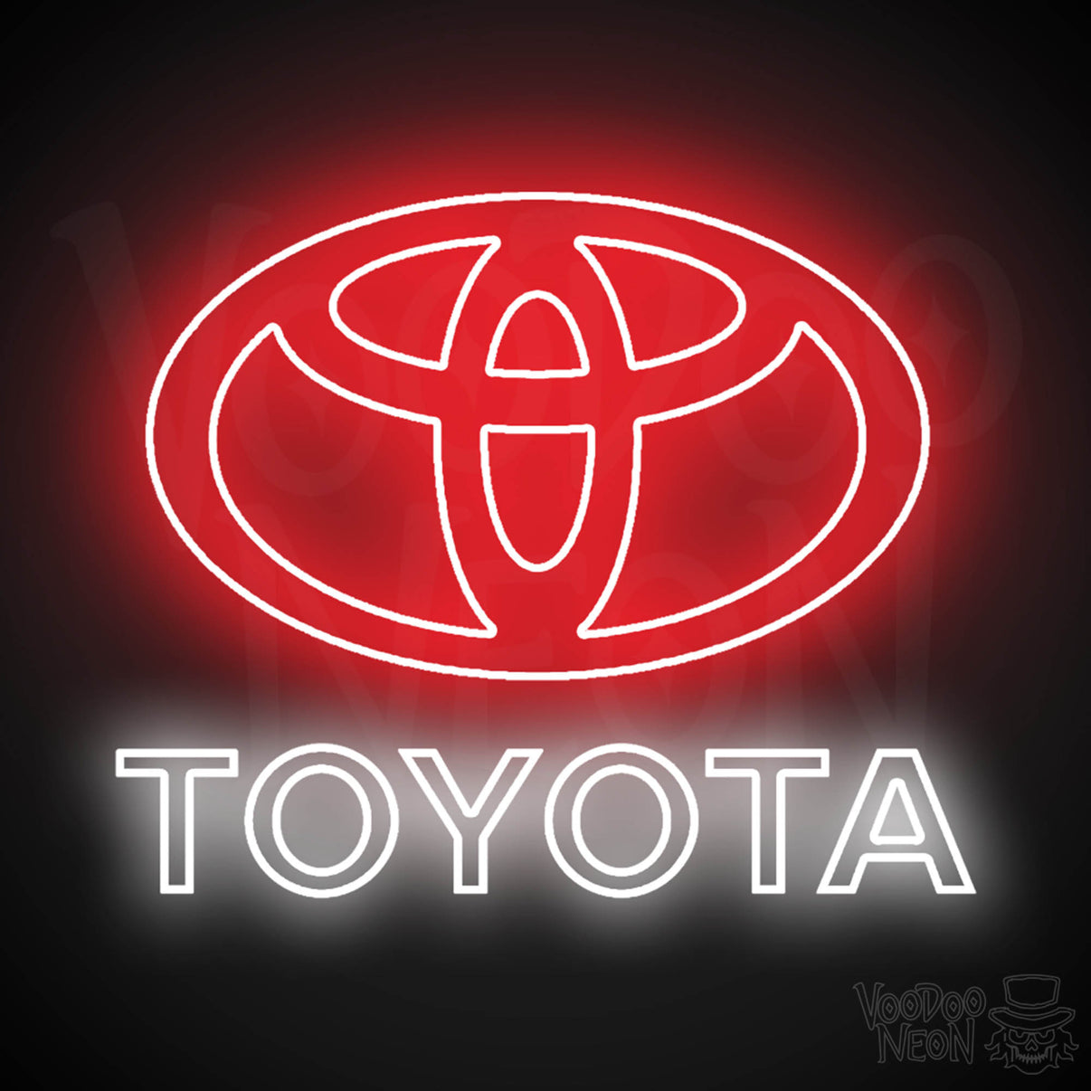 Toyota Neon Sign - FREE Shipping - Voodoo Neon