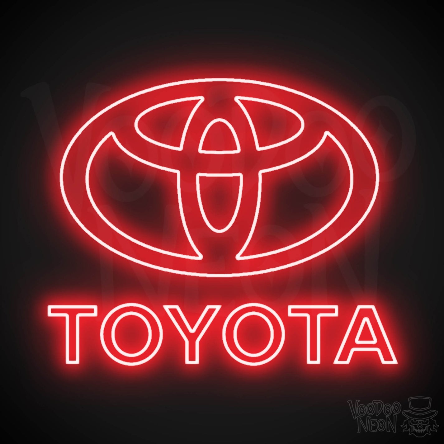 Toyota Neon Sign - FREE Shipping - Voodoo Neon