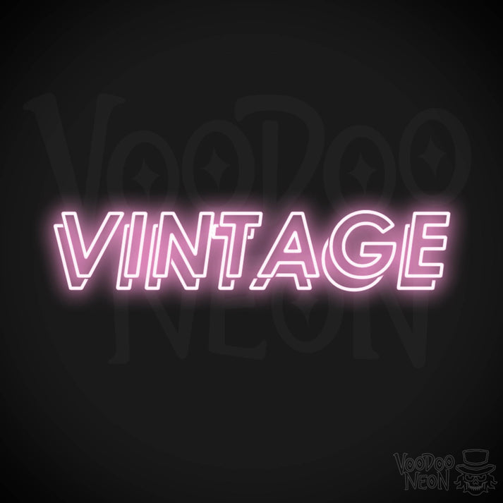 Vintage Neon Sign | Neon Vintage Sign | VOODOO NEON®